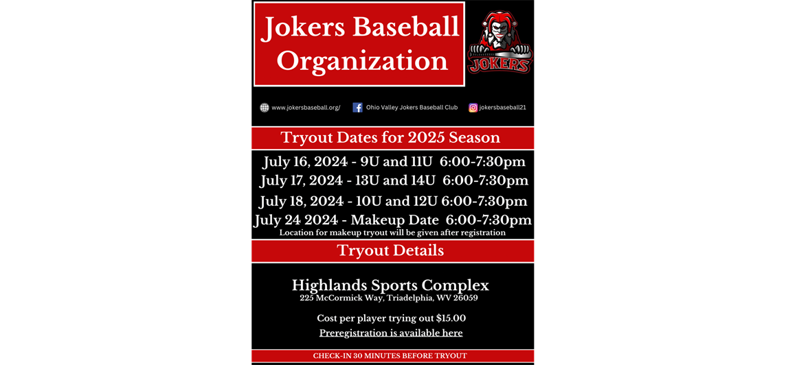 Jokers Baseball LLC. > Home